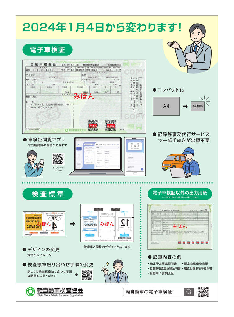 軽自動車の電子車検証 行政書士たかはら事務所