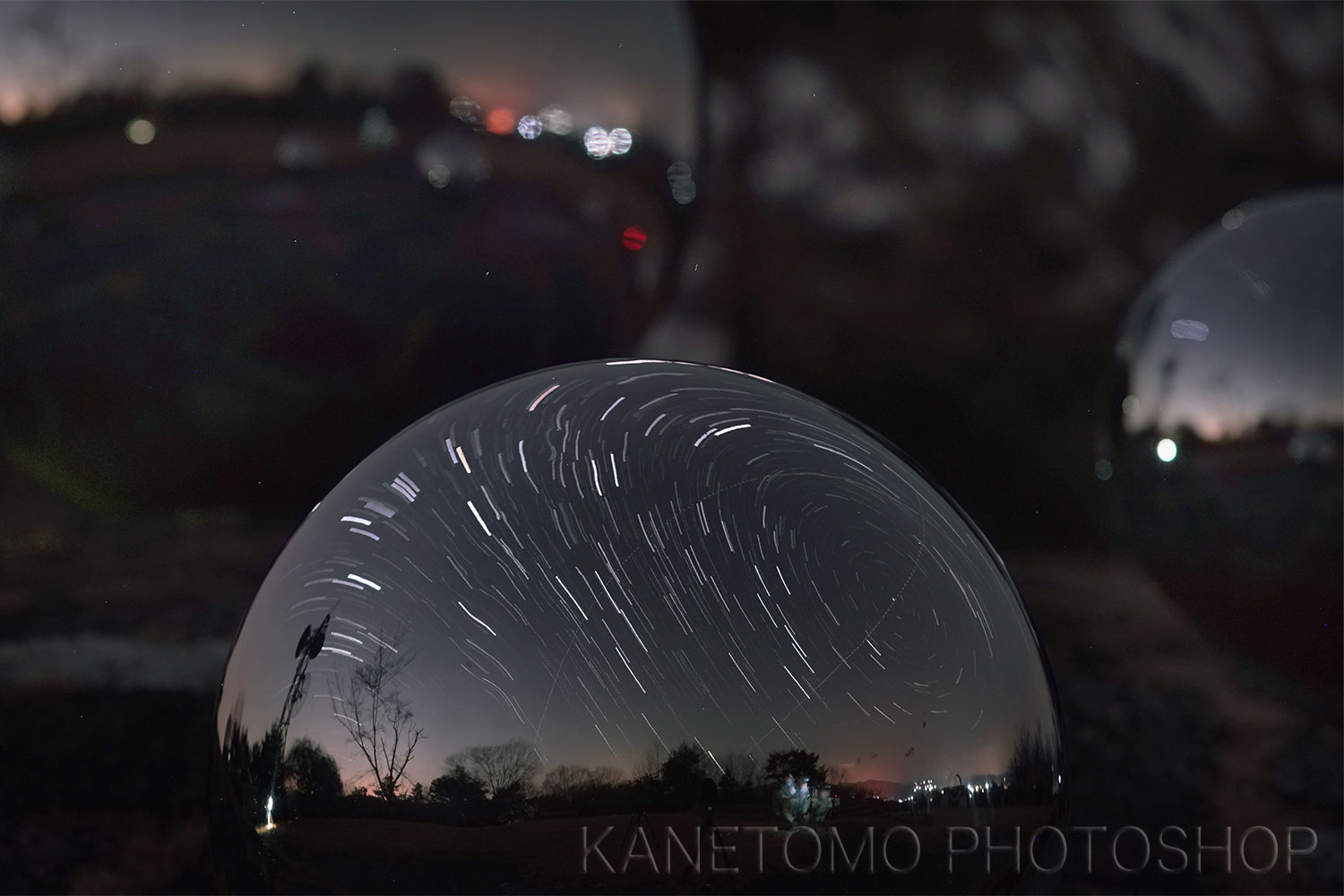 夜間撮影 金友写真店