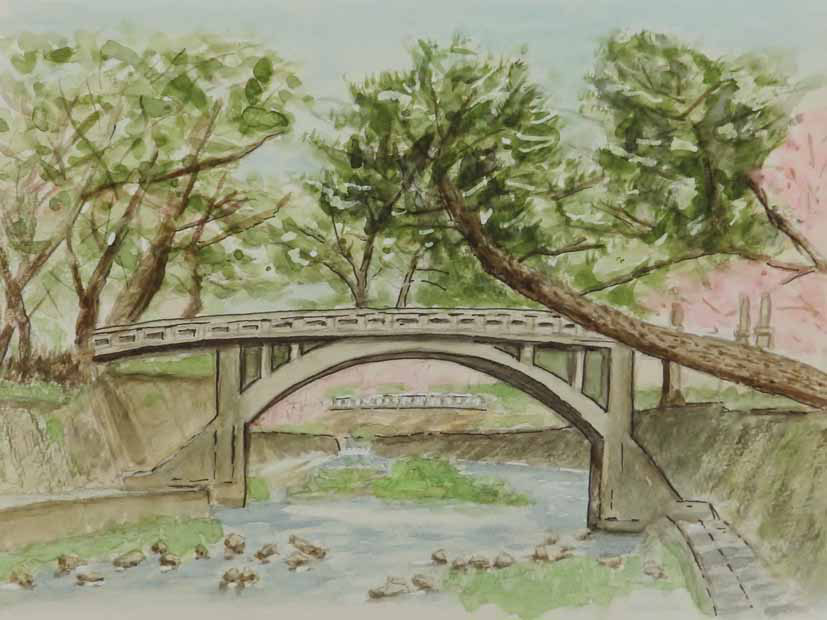 第3回夙川公園 三火会風景水彩画同好会