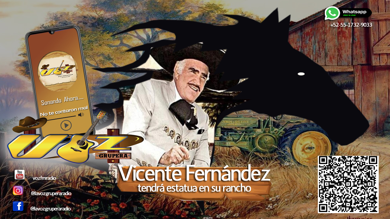 Vicente Fernández tendrá estatua en su rancho y revelan primeras