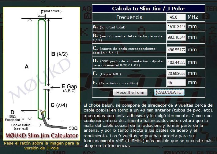ANTENA COAXIAL VHF Página web de ea1ipg