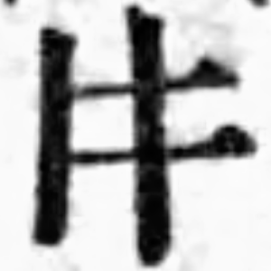 トキ 漢字字躰帳