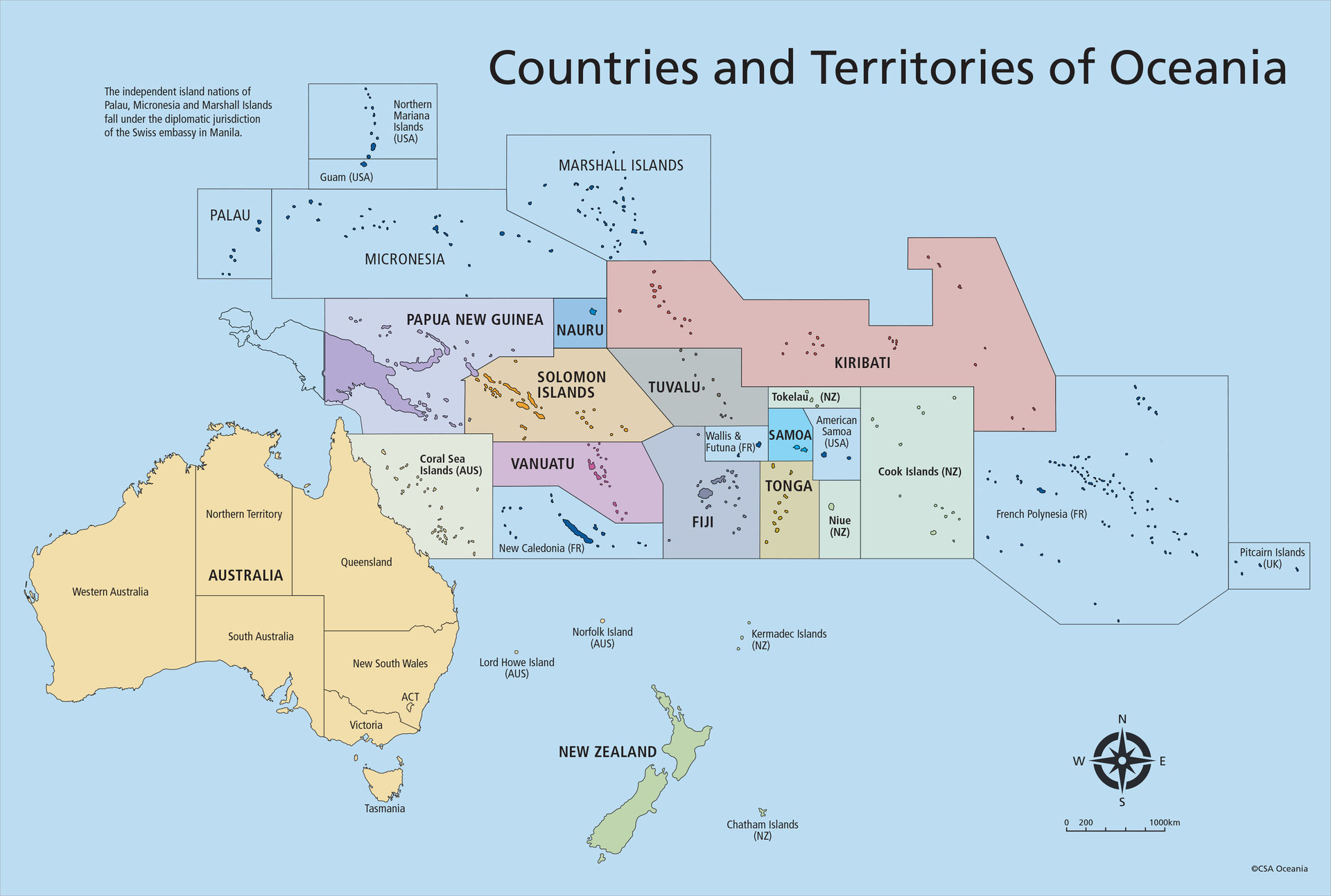 Oceania Countries