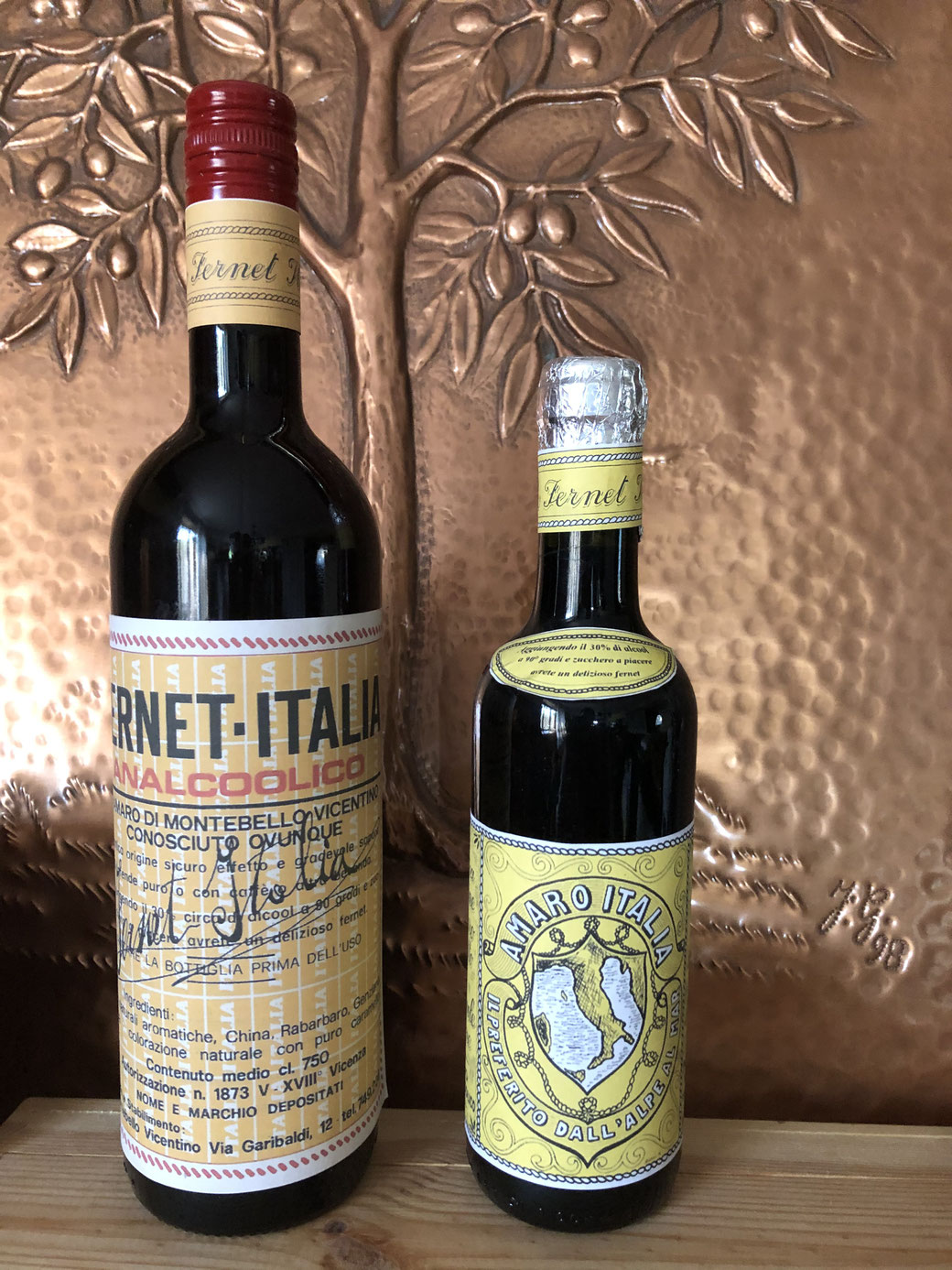 Fernet Italia analcolico - Amaro Fernet Italia Montebello Vic.