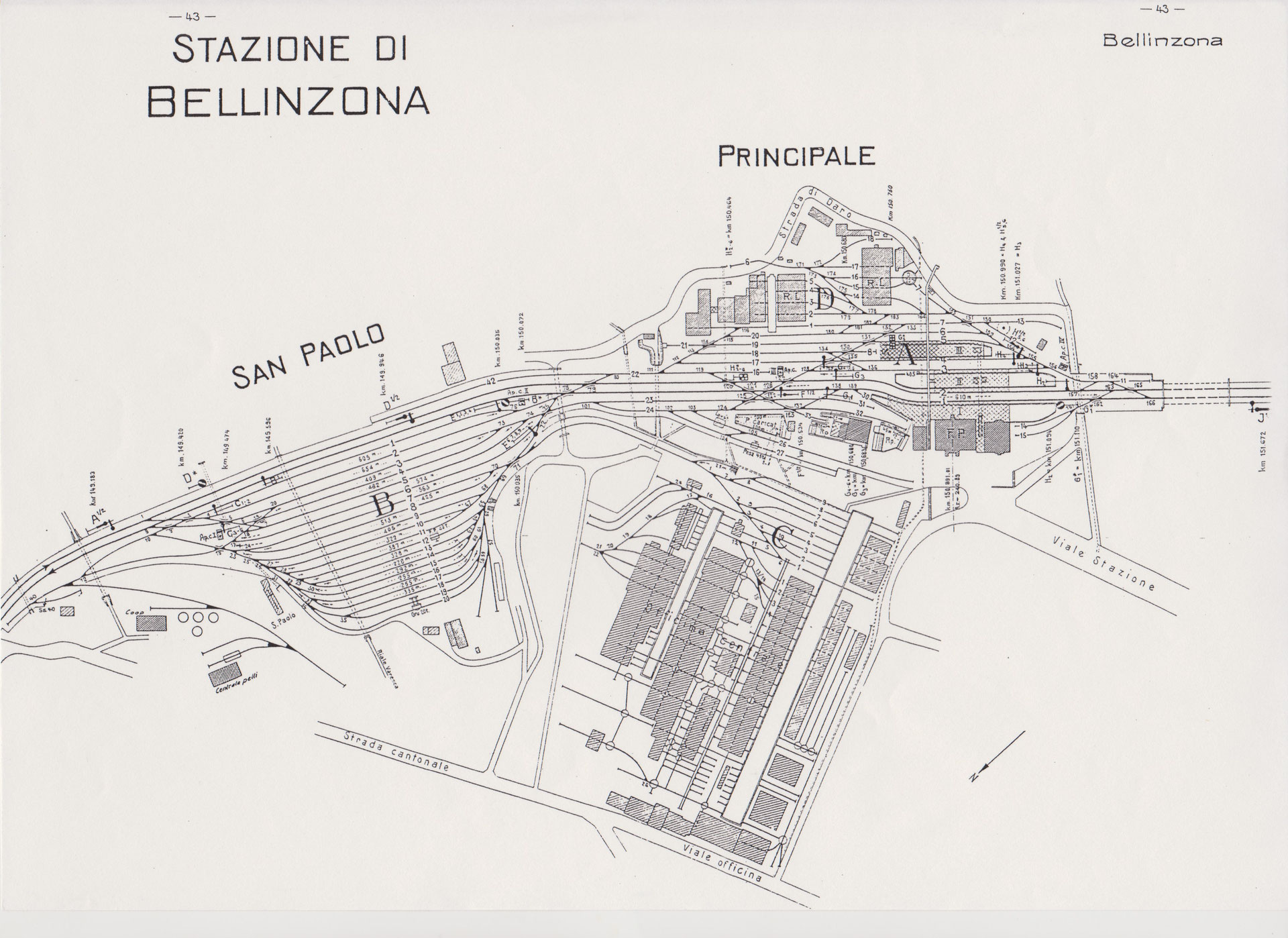 Bellinzona - gleisplaene-schweiz