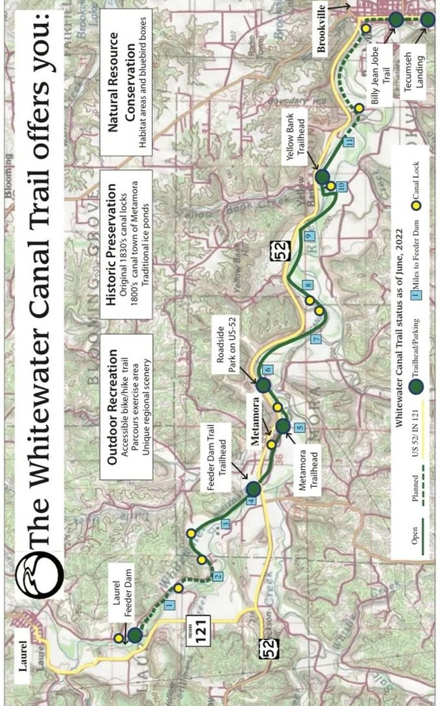 Whitewater Canal Trail Map - thirdplacebrookville1