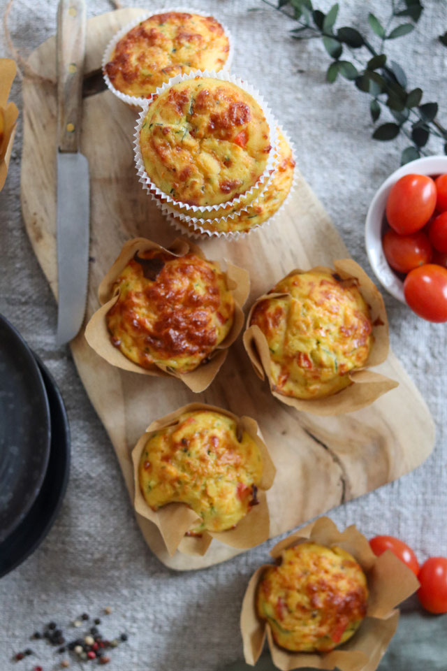 Gemüsemuffins - food-stories/ein vegetarischer Foodblog