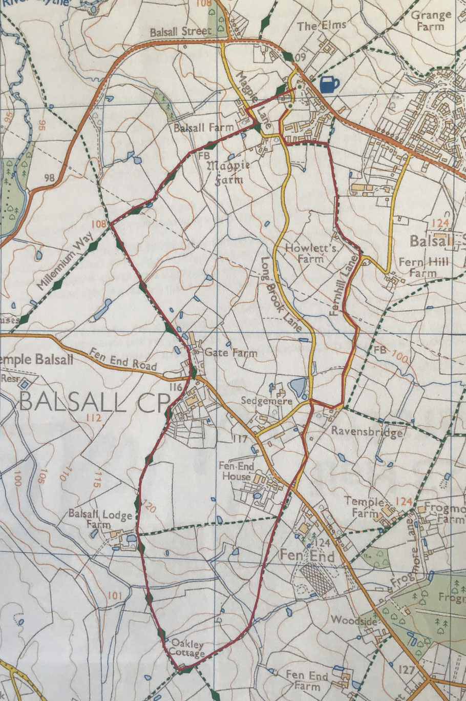 Inaugural Walk from Balsall Common - Hampton Walking