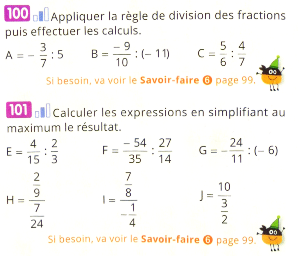 Diviser des fractions - Site de mathematiquespmc