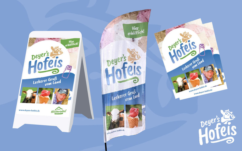 Vermarktung von Deyer's Hofeis - Deyers Eisspezialitäten