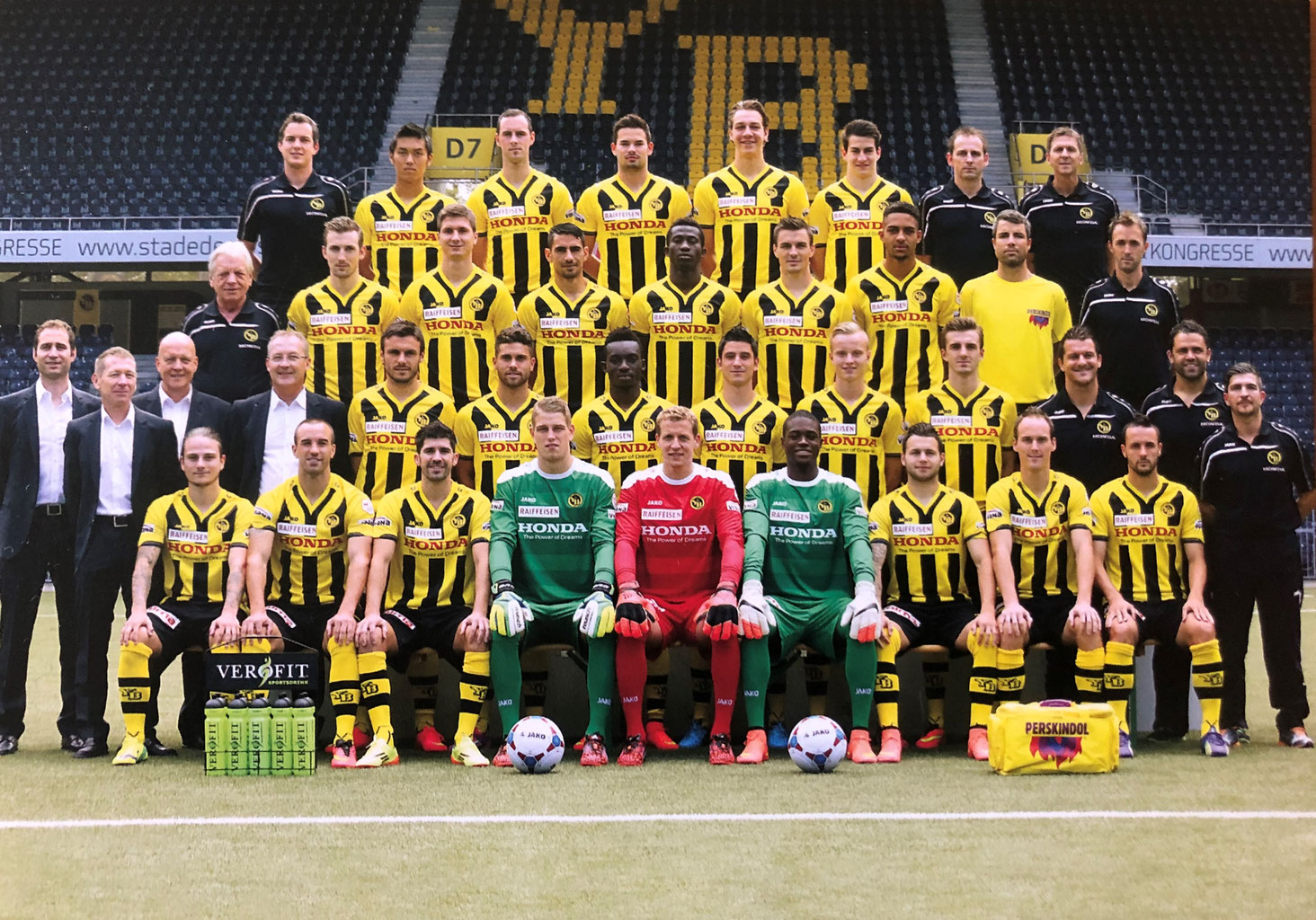 Teamfotos - YB-Autogrammkarten