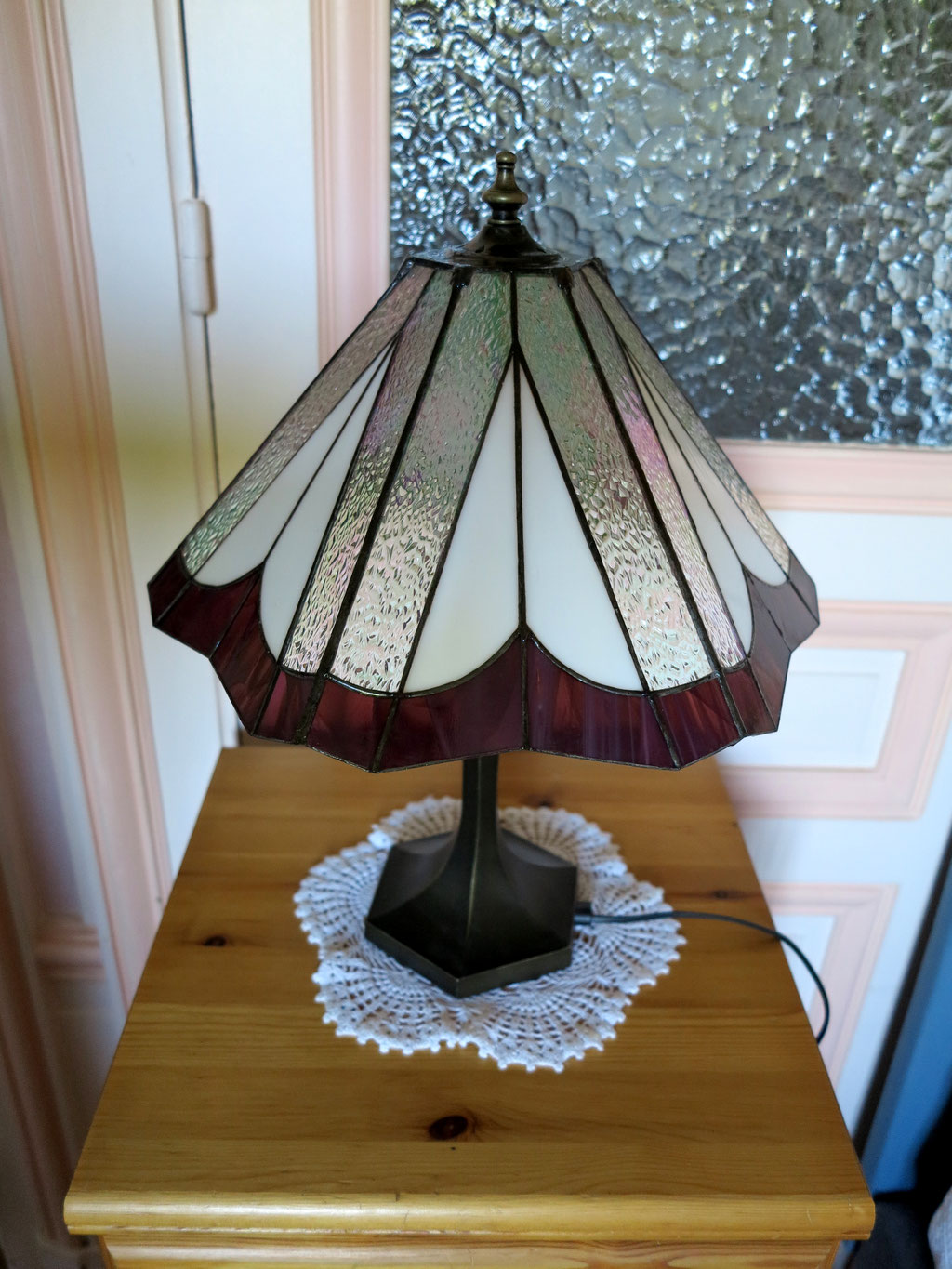 Vitrail Tiffany - Les éclats d'Iris