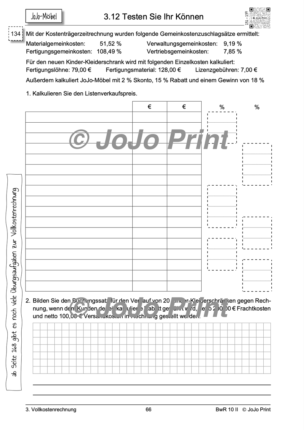 BwR 10 II - JoJo Print - BwR-Arbeitshefte für die Realschule