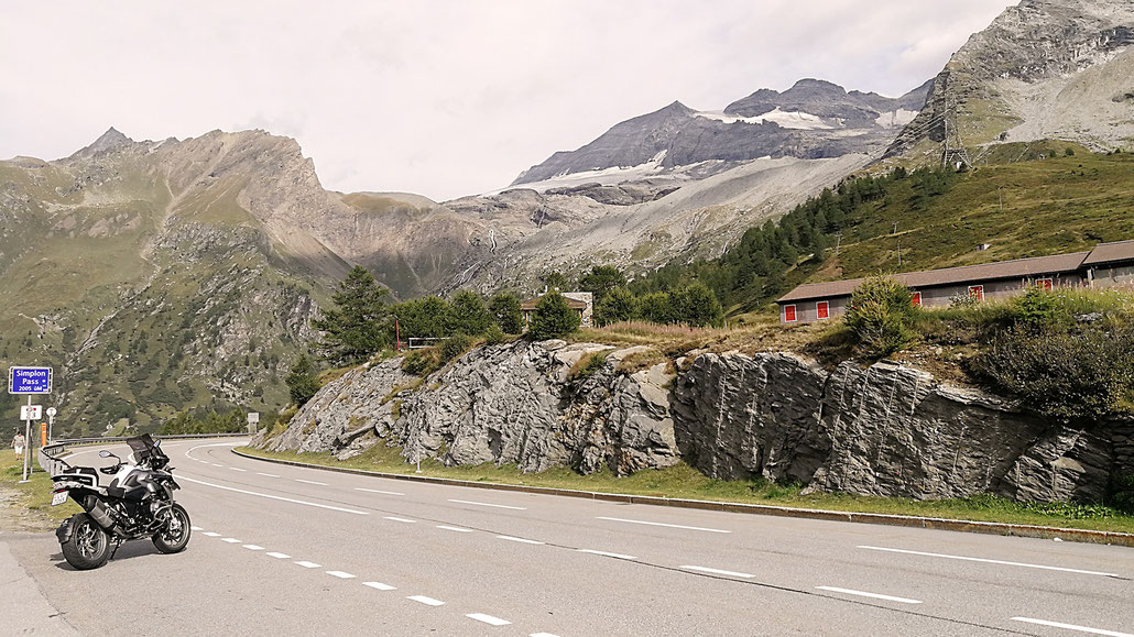 Simplon-Pass-Pass mit dem Motorrad und Auto - Pässe.Info