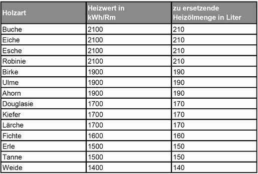 Luxus Umrechnung 1 Ster Holz In Kwh Ebenbild