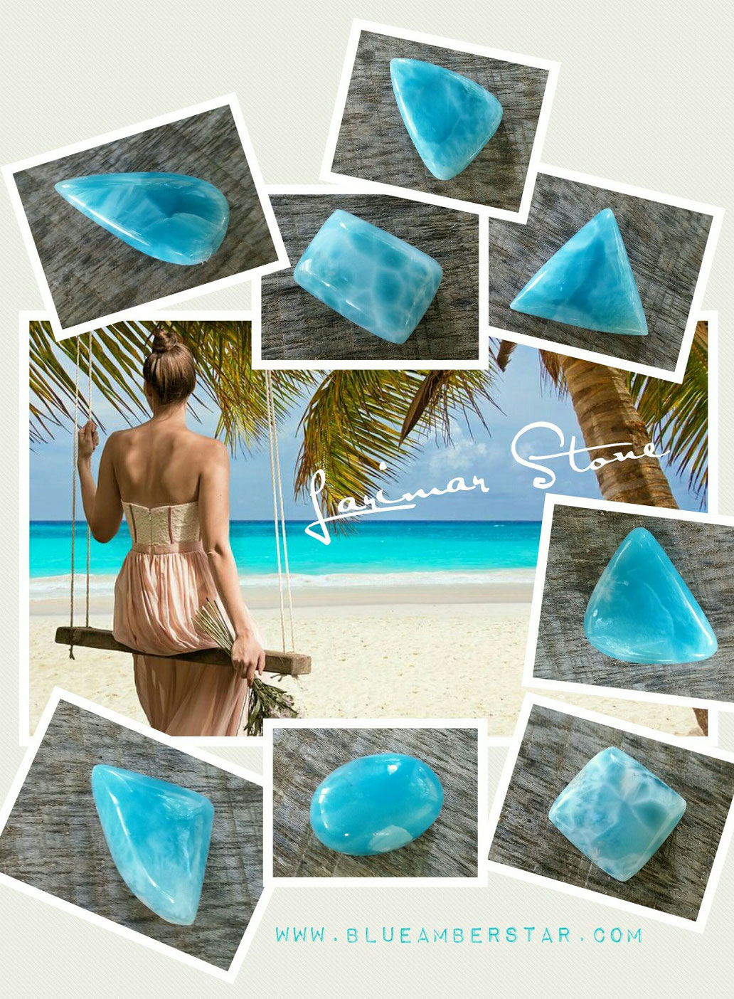 History and Information about Larimar - Larimar and Blue Amber