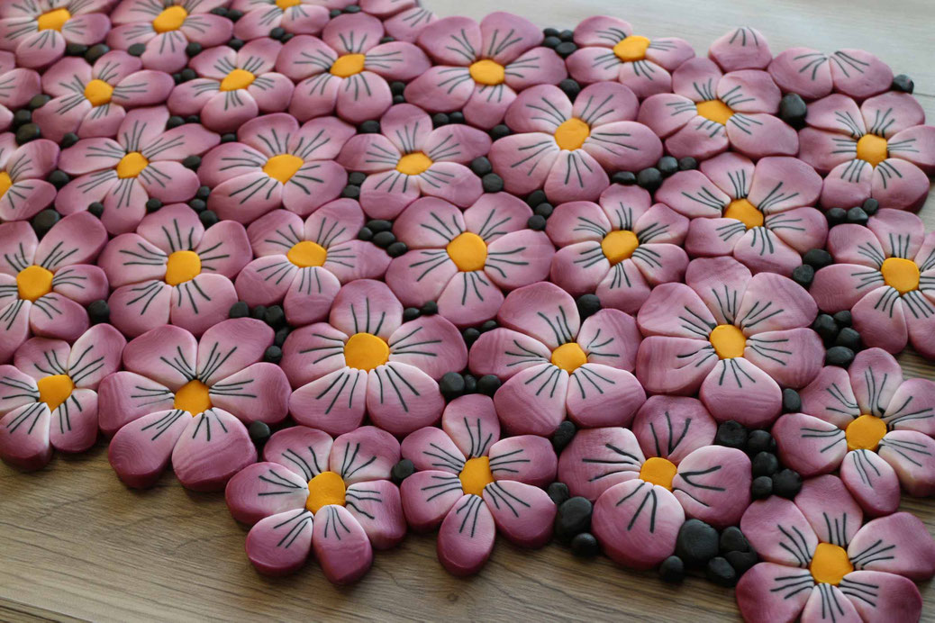 flower fondant pattern cake - let your sweet dreams come true