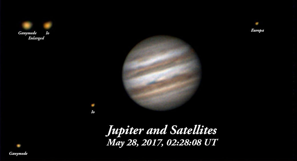 Jupiter, observations through May, 2017, ASI224, 120, and 174MC cameras ...