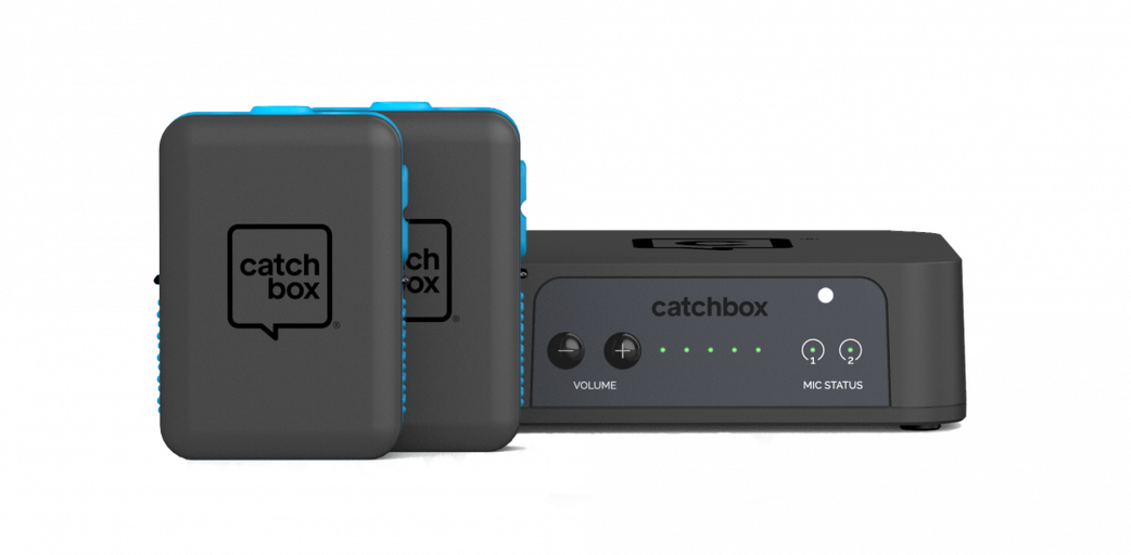 Übernehmen Sie die Videokollaboration mit dem Catchbox Plus Presenter Mic System - Catchbox Schweiz