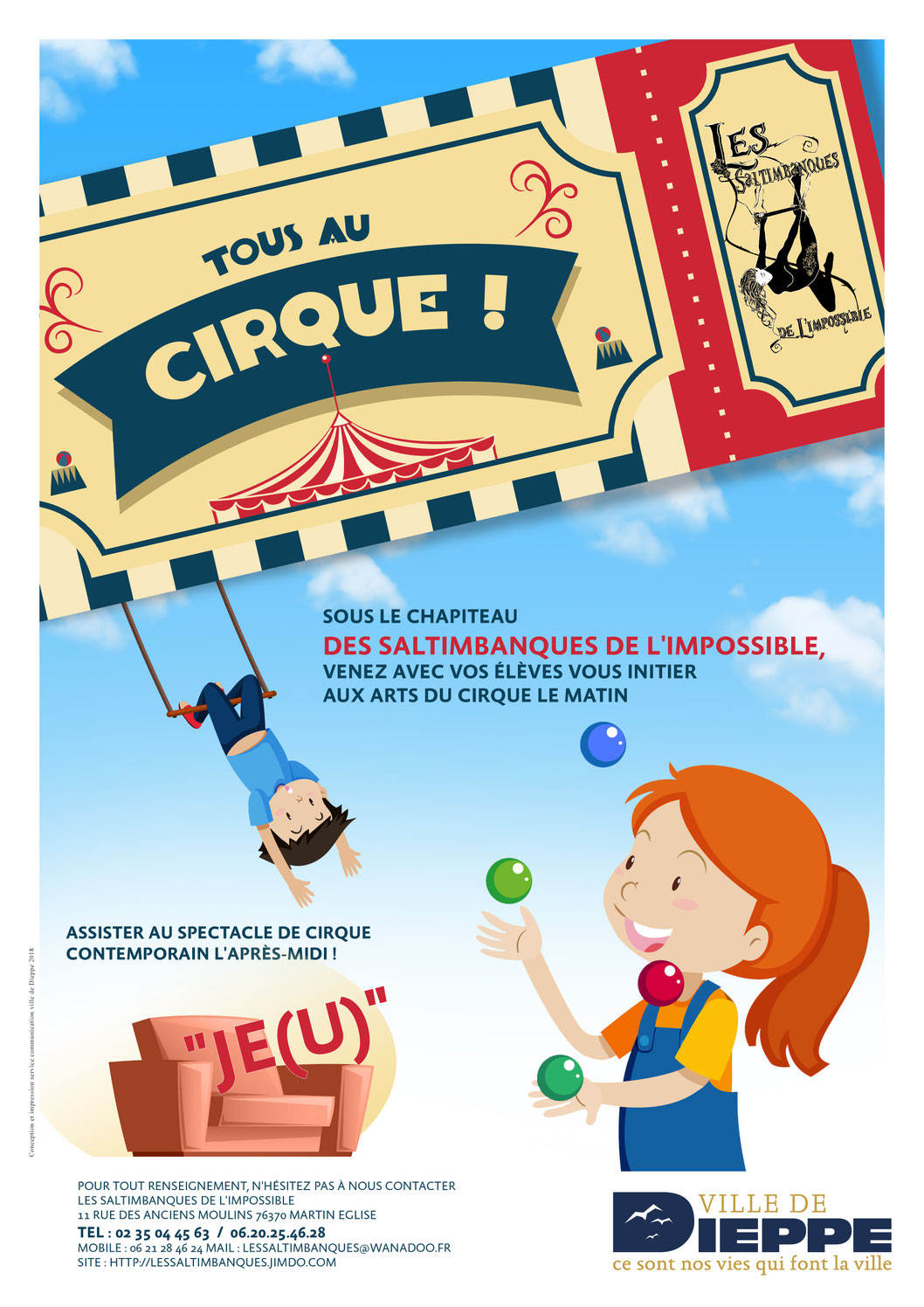 Une journée au Cirque : "Tous au Cirque" - compagnie circassienne les ...