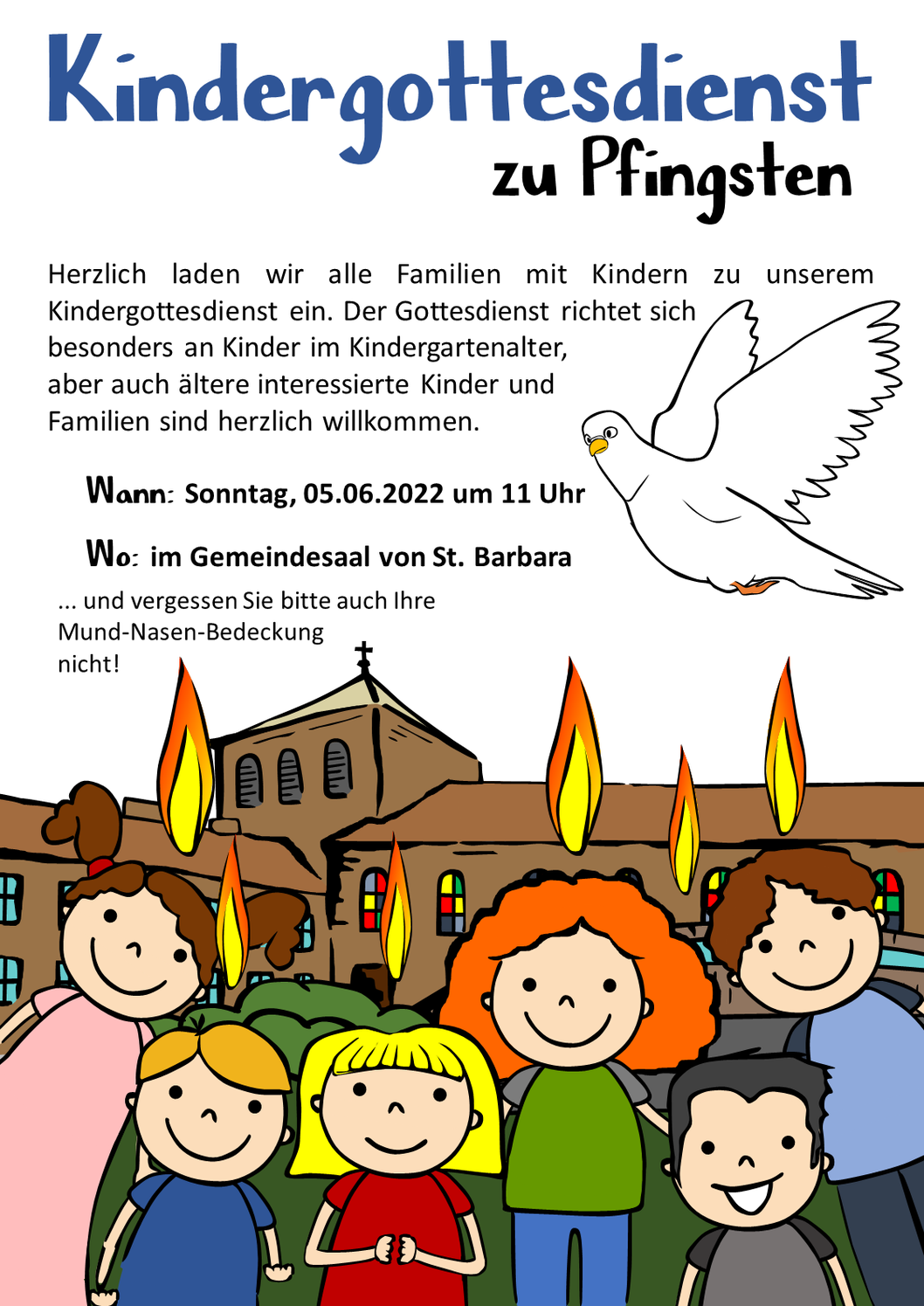 Kindergottesdienst zu Pfingsten - St. Johann Duisburg-Hamborn