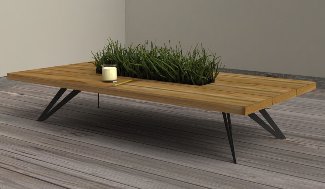 Pied de table basse - Made in France - piedtable