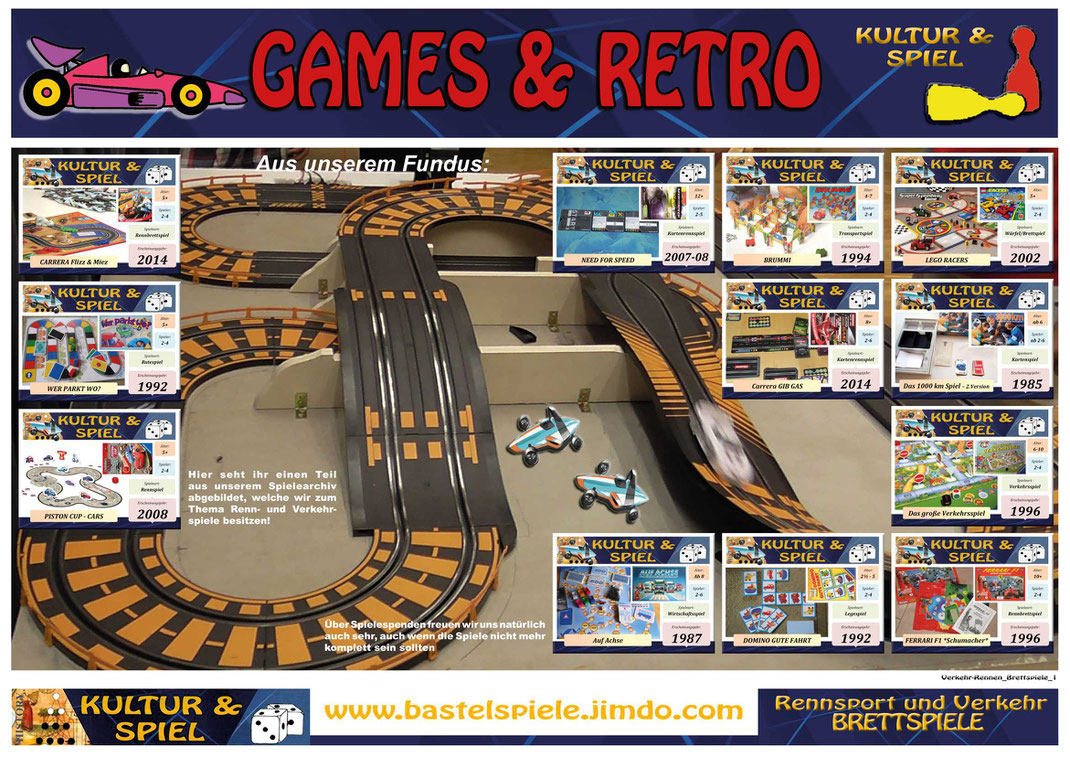 SPIEL MIT DEM RENNSPORT und was dazugehört! - bastelspieles jimdo page!