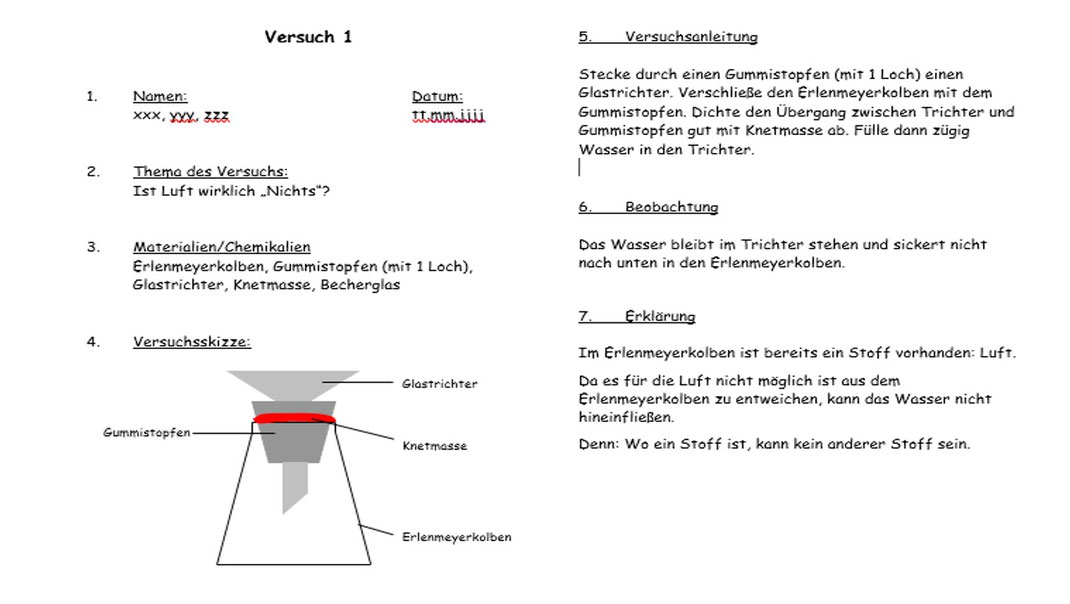 Versuchsprotokoll - schule-mittelbiberachs Webseite!