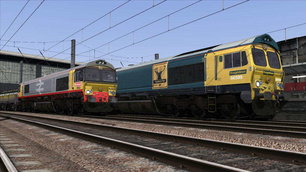BR Liveried Class 66's - blastpipeproductions