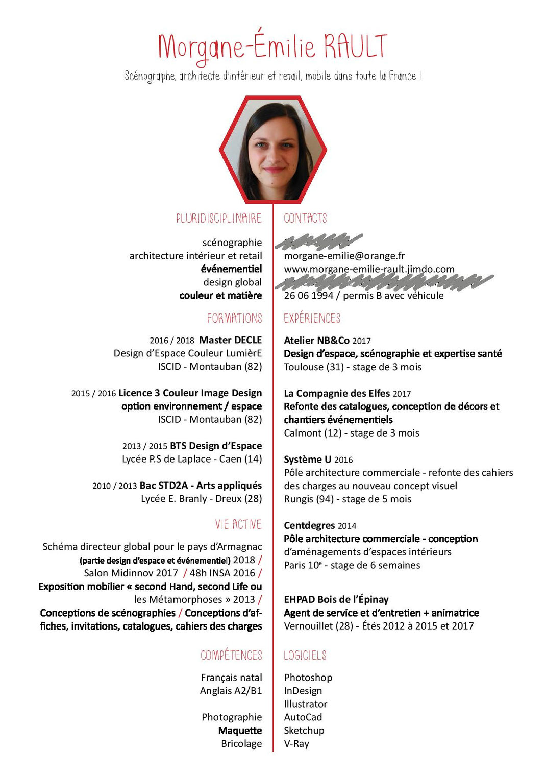 CURRICULUM - Site de morgane-emilie-rault