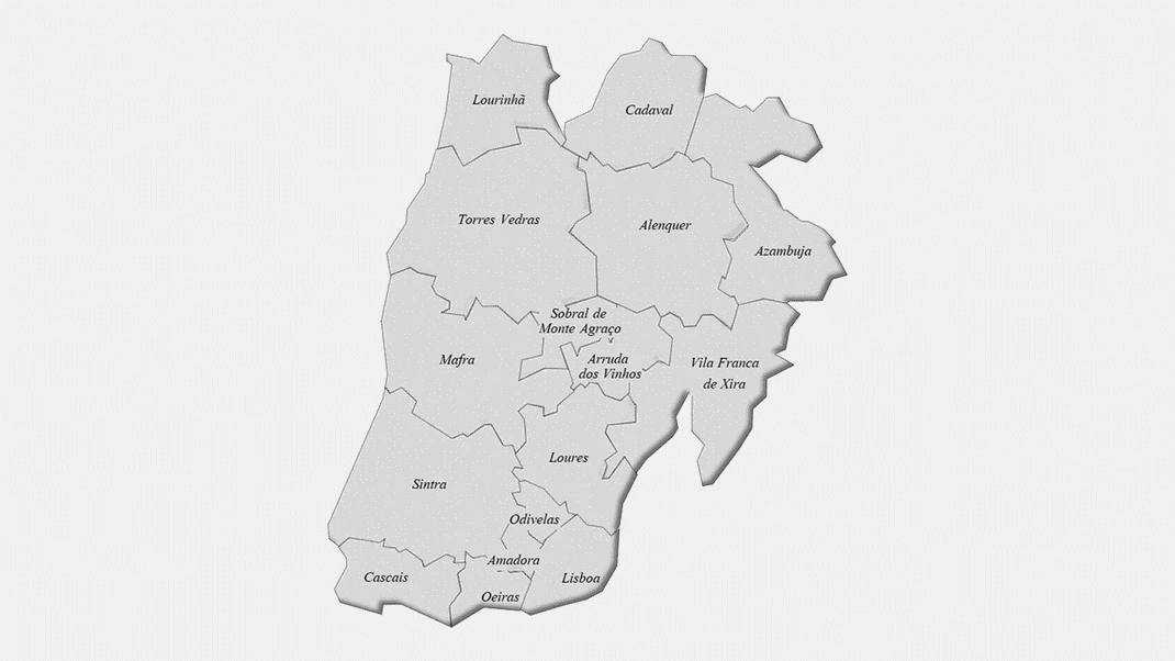 OS CONCELHOS - Evolução da População