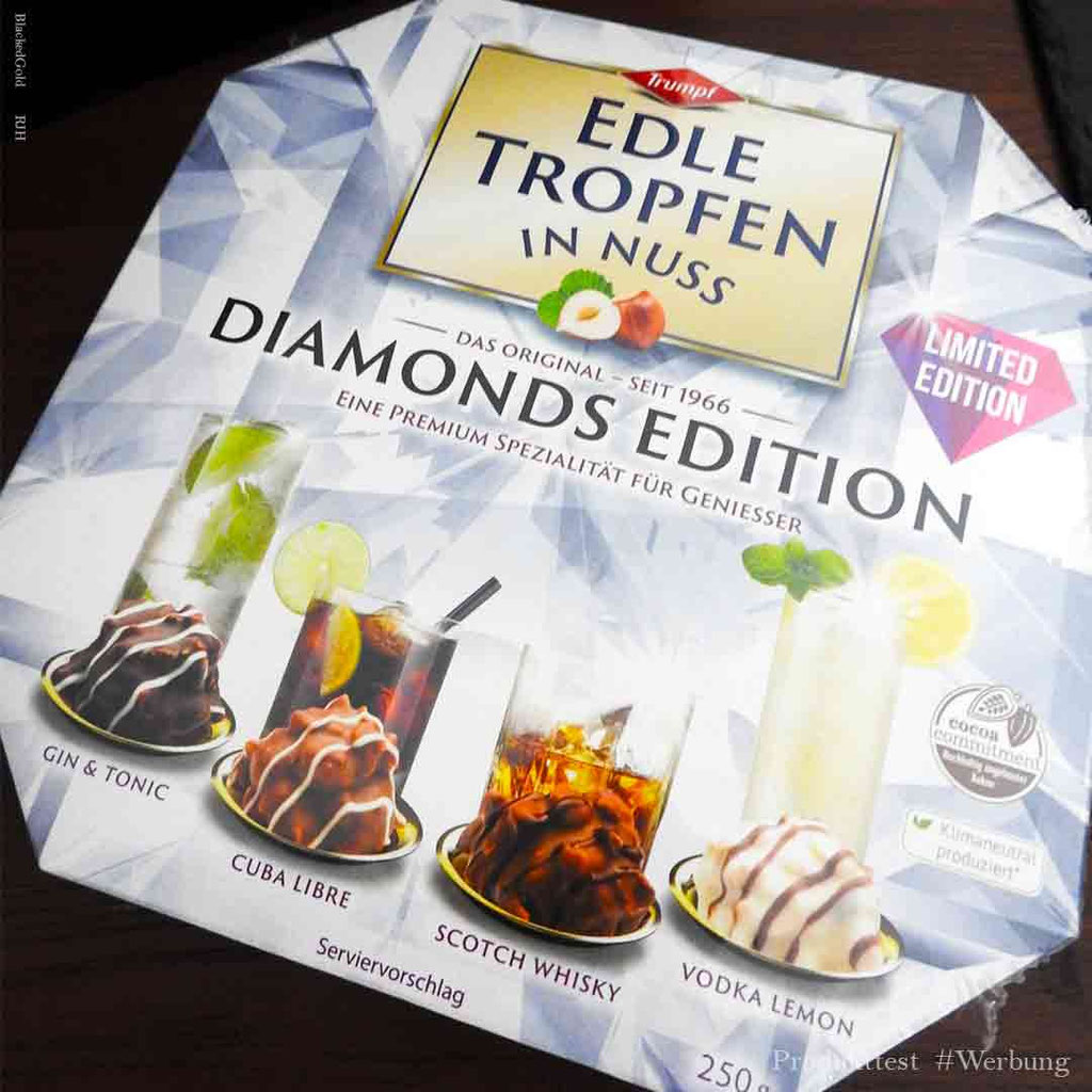 Trumpf Edle Tropfen in Nuss - BlackedGold