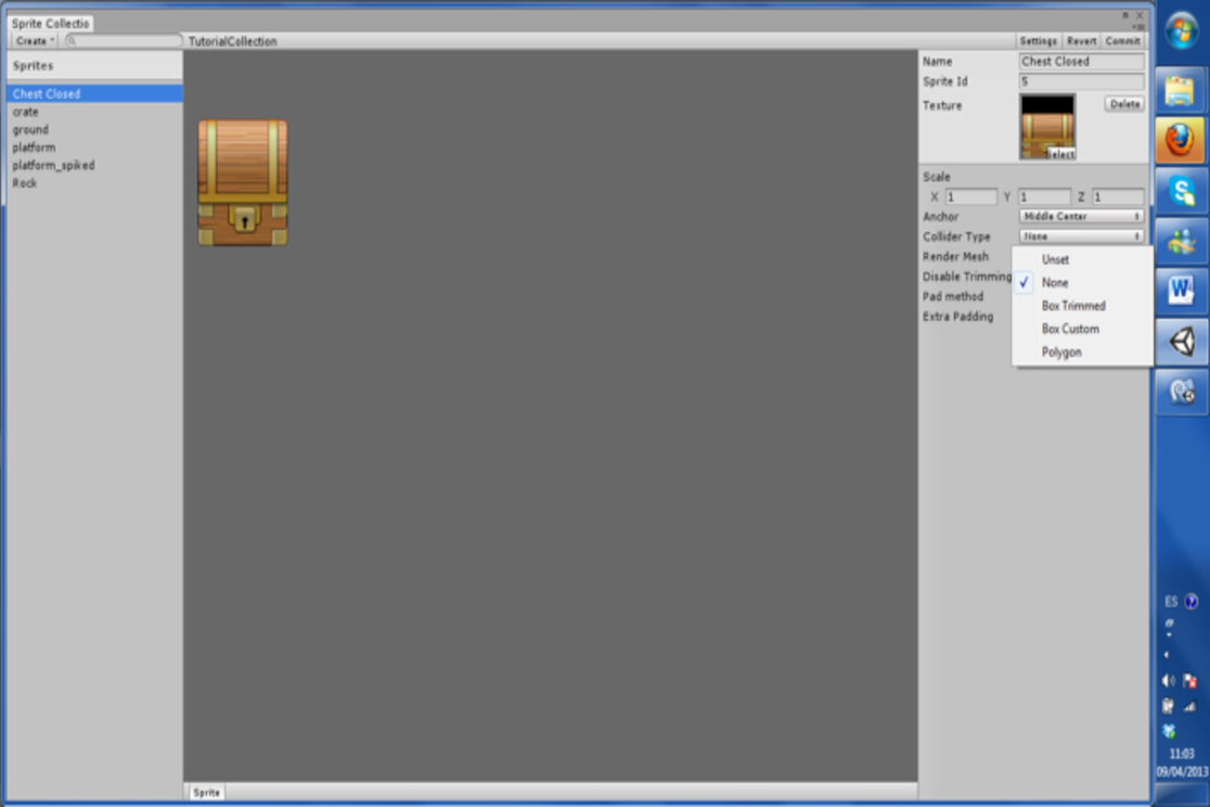 Guía 2DToolkit - Muchotú