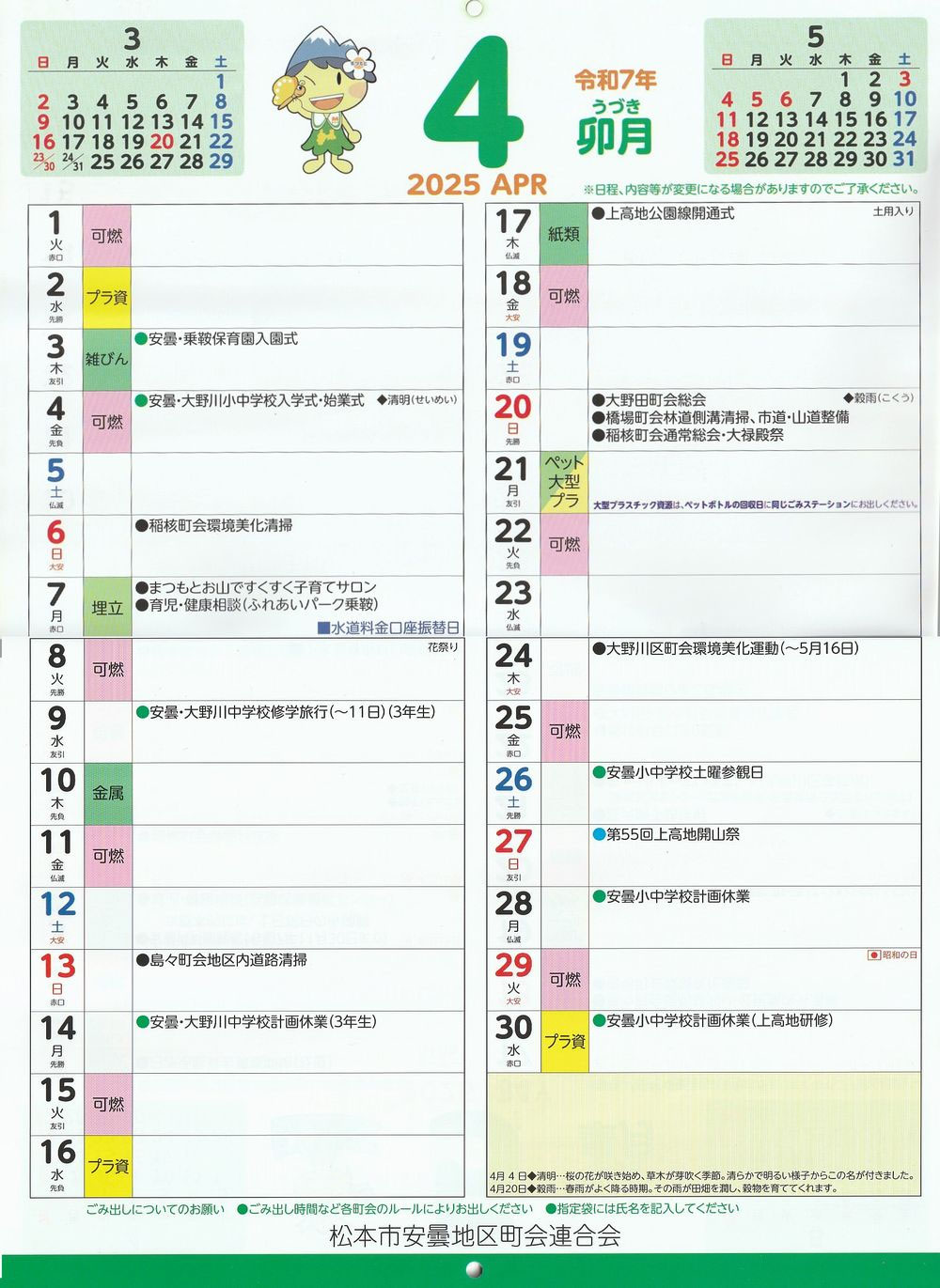 くらし4月 - simasima-choukai ページ！