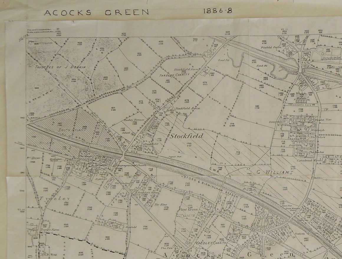 25 inches to one mile maps 1886-8 to 1937 - Acocks Green History ...