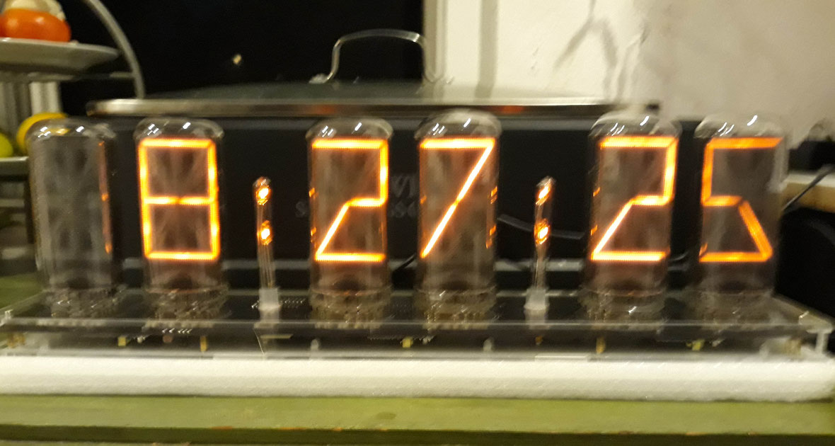 USB powered-B7971 6-tube NIXIE clock - VFDCLOCK-电子制作网