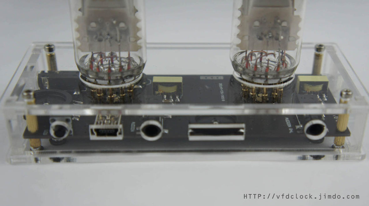 USB Powered 6E1P(EM80) 2-tube Magic Eye VU Meter(Stereo Audio ...