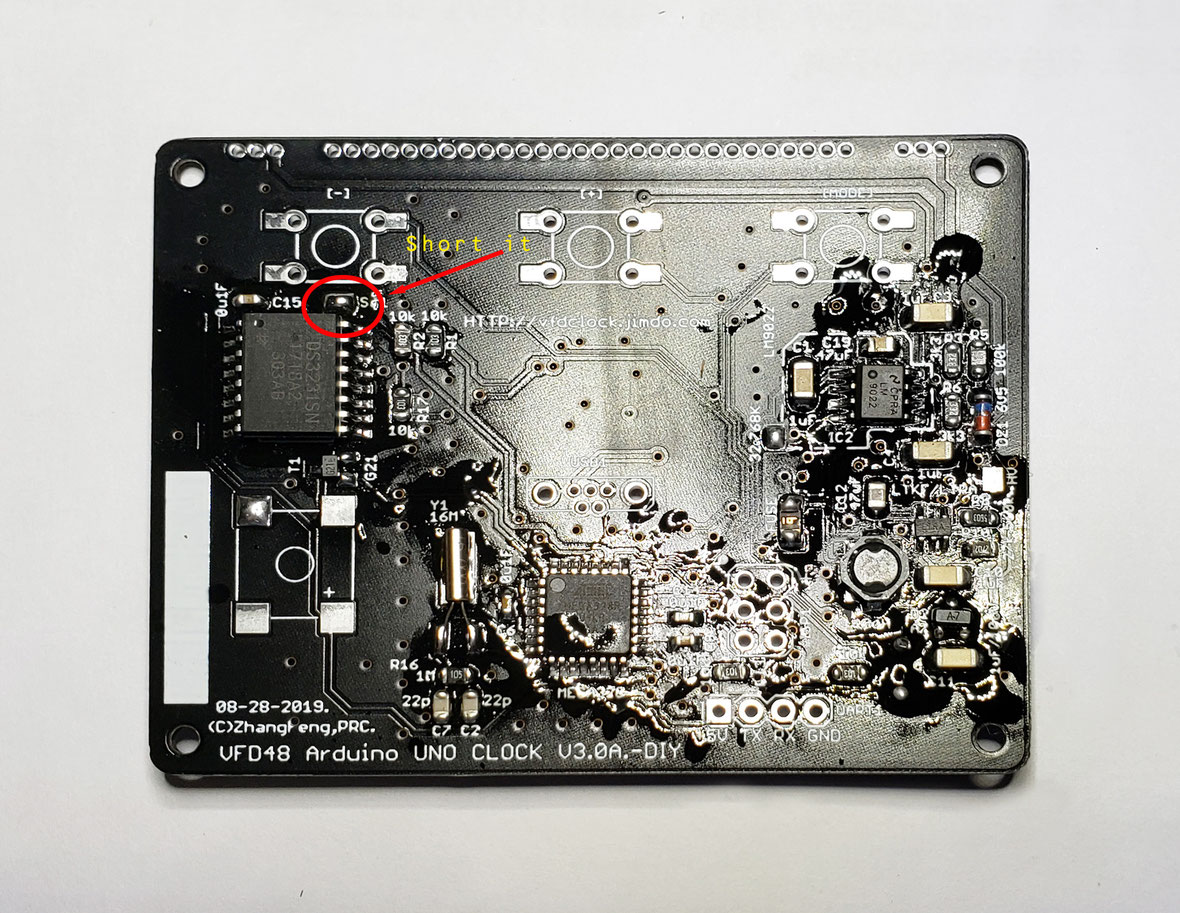 Arduino Open Source-USB-VFD48 MINI DIY Clock Assembly Instructions - VFDCLOCK-电子制作网