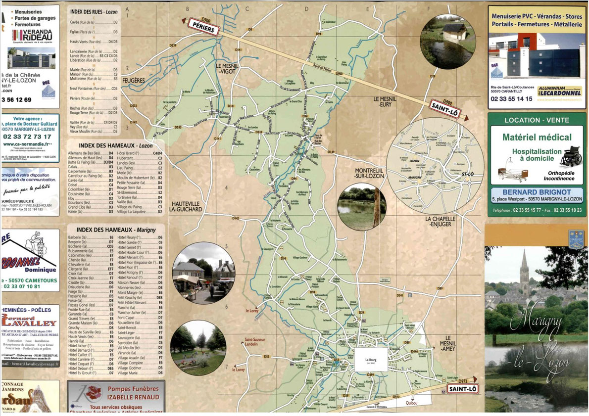 Carte de Marigny - Site officiel de la Mairie de Marigny-le-Lozon
