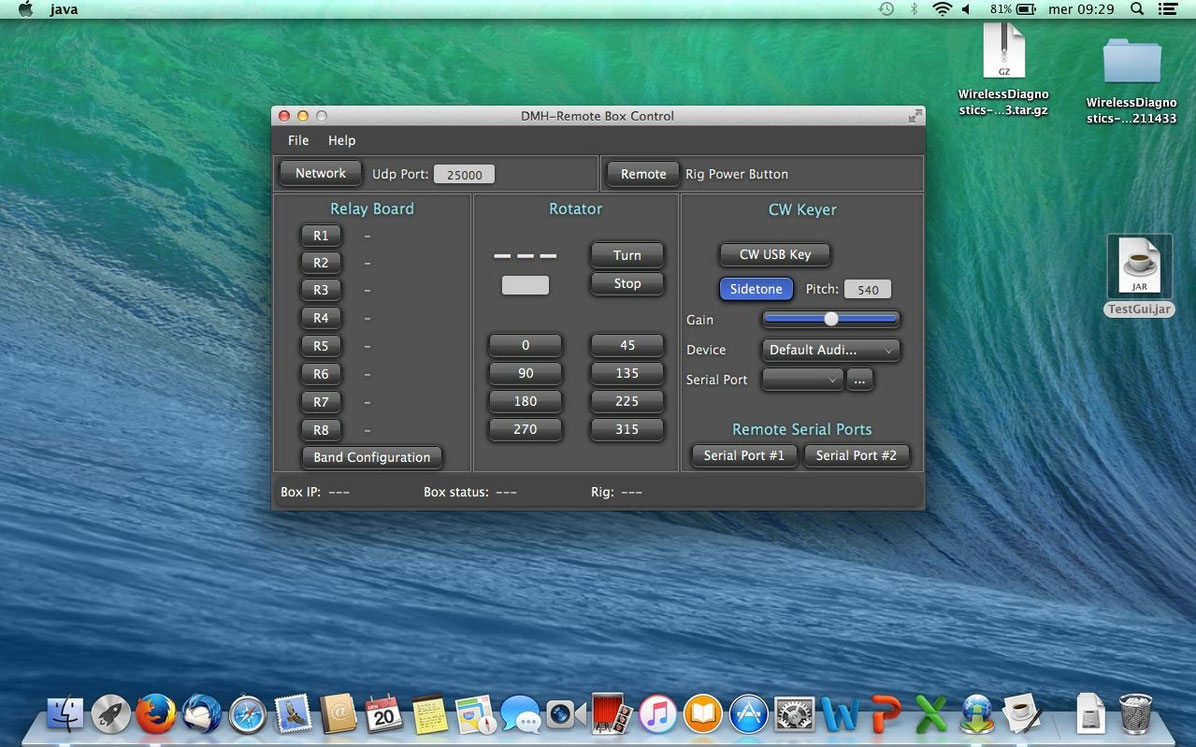 Control Software - IW7DMH - Ham Radio Station
