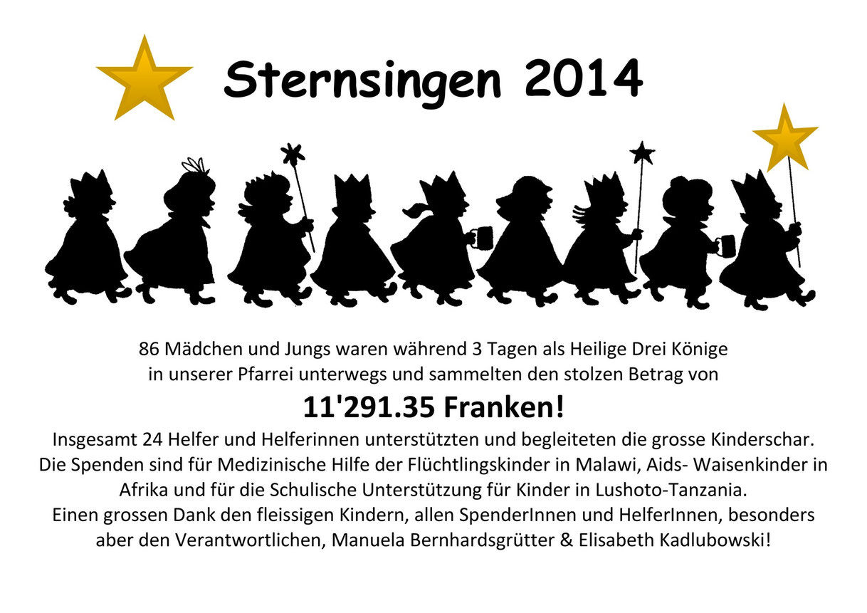 Sternsinger - Kath. Kirchgemeinde - Pfarrei St. Blasius, Waldkirch