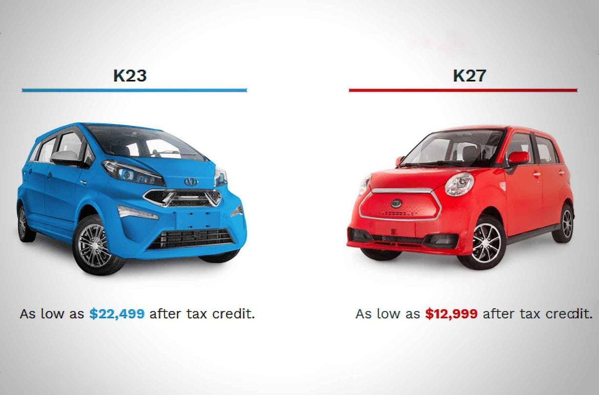 Kandi K23 & K27 - Hybrid Car & Electric Car PDF Manuals & Specs