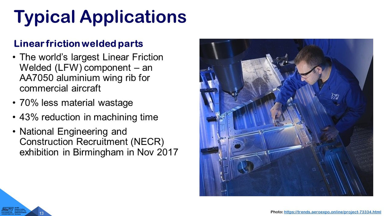 Linear Friction Welding - AluStir - Stephan Kallee