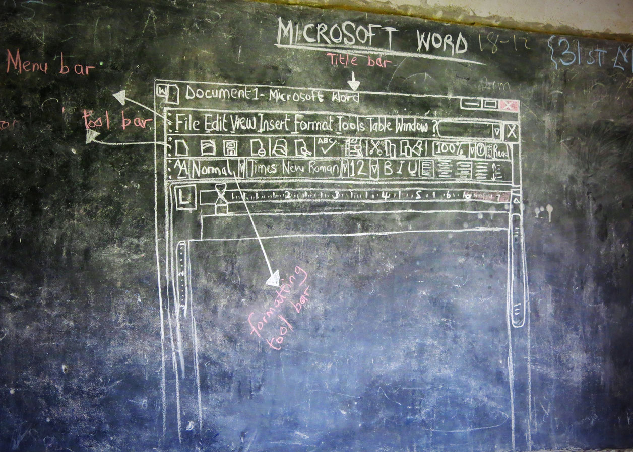 Computer hall - Anmchara International School, Sega