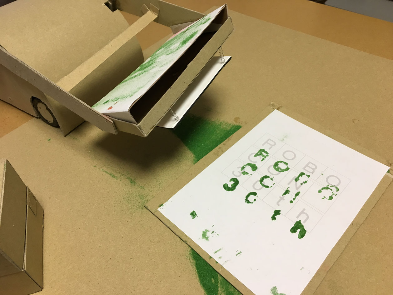 Paper Sand Art Robot - MADE BY B.B.Korry