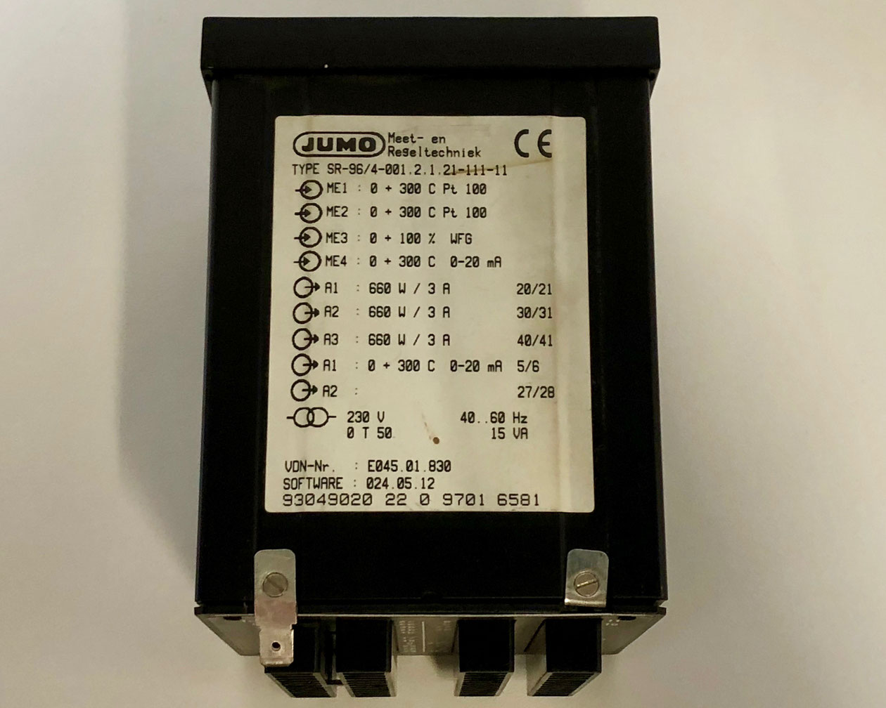 JUMO Electric Controllers - I.S.S. INDUSTRIAL & SHIP SERVICES BV