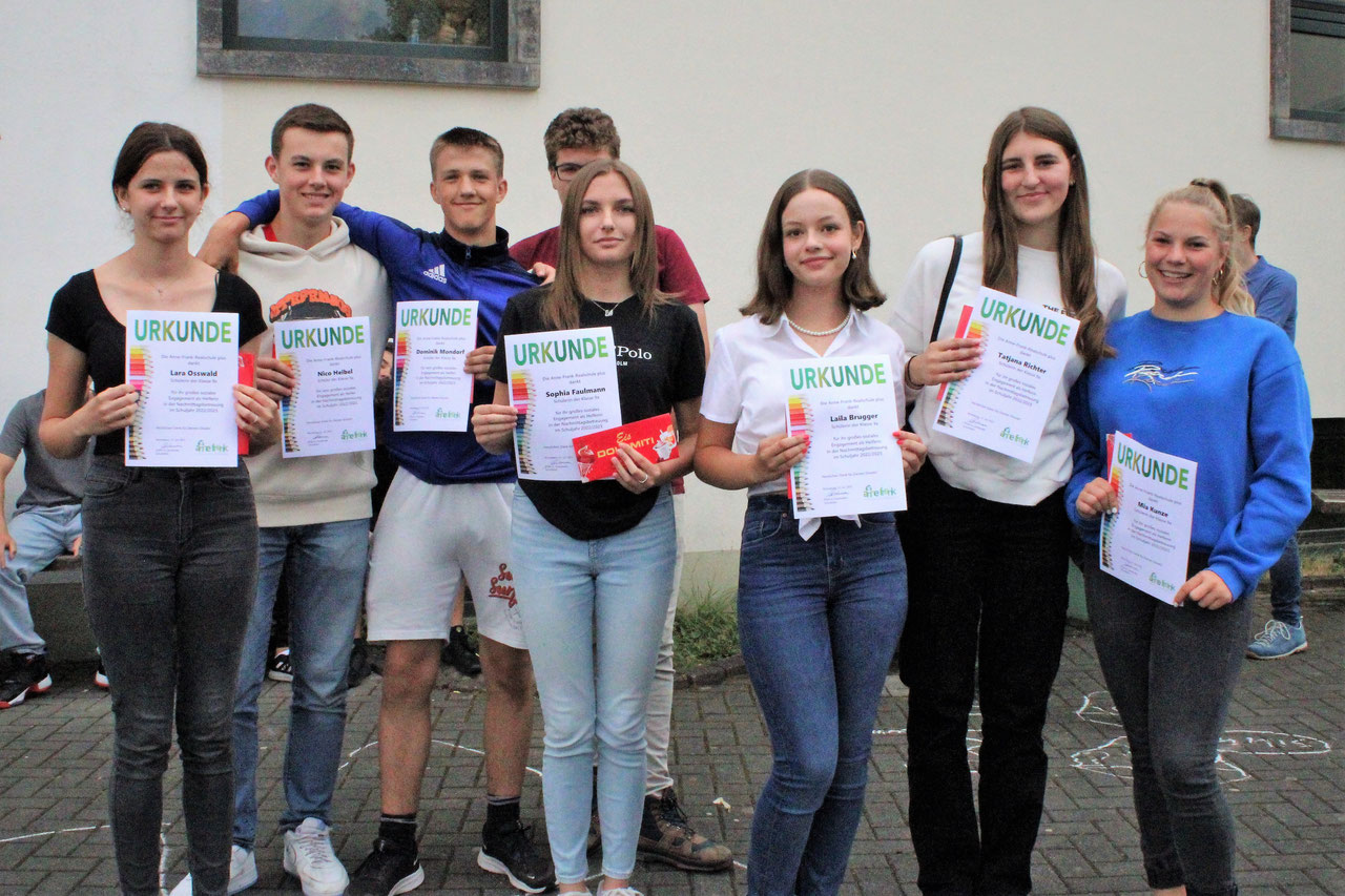 Anne-Frank-Realschule feiert das Schuljahresende - Anne-Frank ...