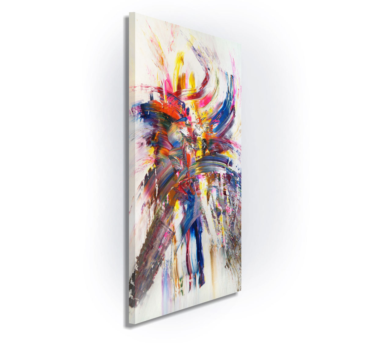 Energy Eruption L 1 - large abstract painting art for sale