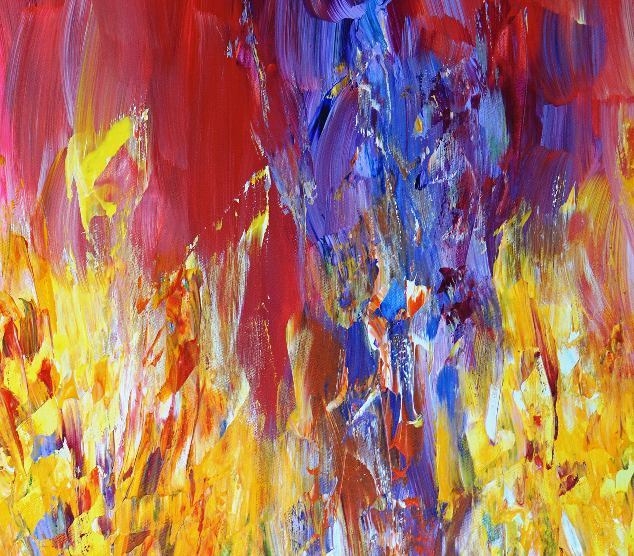 Vibrant abstract - large abstract painting art for sale