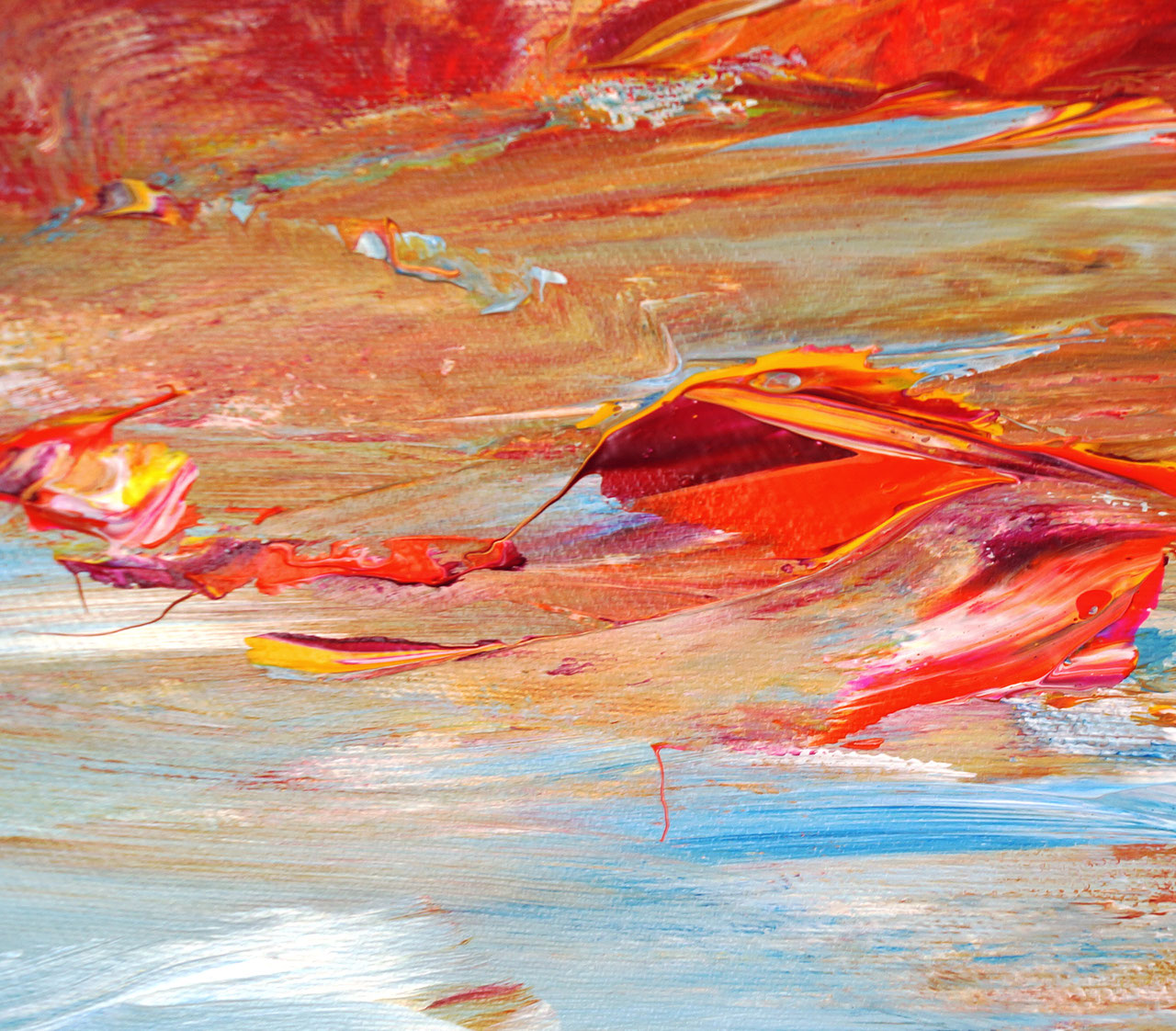 maritime artwork - large abstract painting art for sale